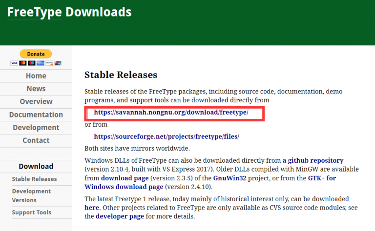 Windows freetype 编译-猿说编程